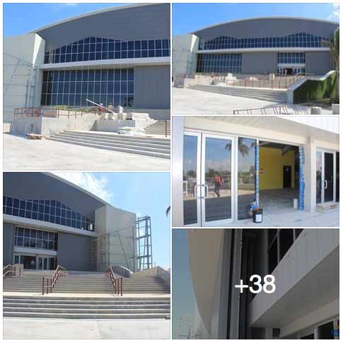 Belize Civic Centre Sports Complex going up - Ambergris Caye Belize ...